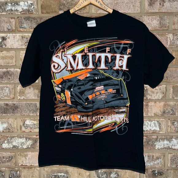 Vintage | Shirts | Vintage Jeff Smith Double Sided Racing T Shirt ...